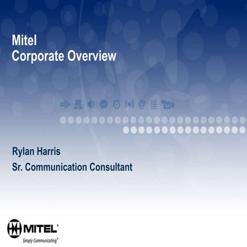 Mitel corp presentation | PPT