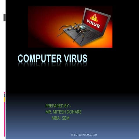 computer virus | PPTX