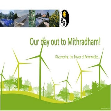 Mithradam discovering the power of renewables | PPTX