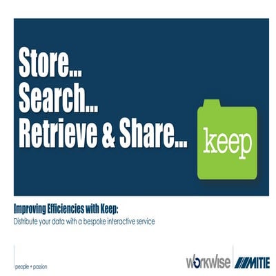 'Keep' by MITIE | PPT
