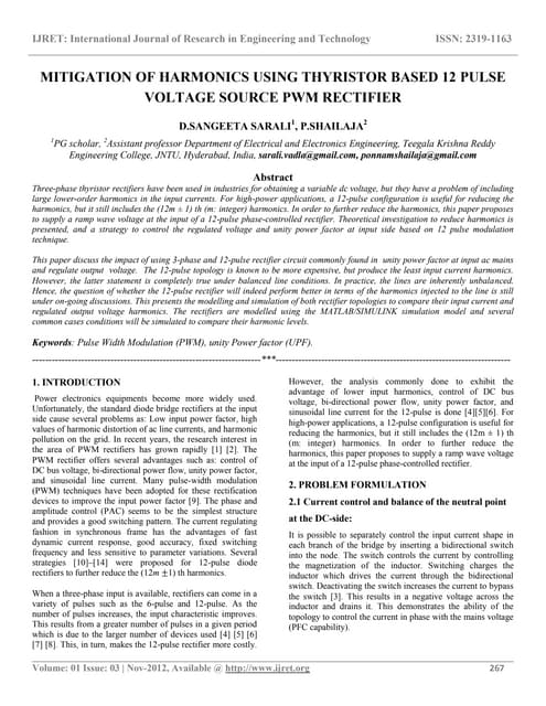 Load adaptability of active harmonic reduction for 12 pulse diode ...
