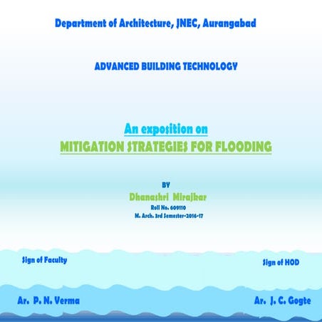Mitigation strategies for flooding pdf | PDF