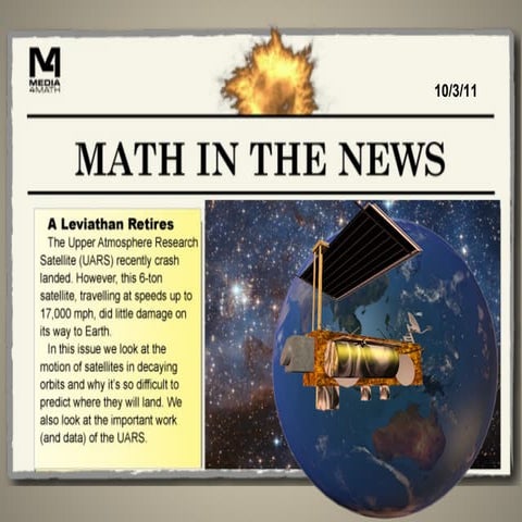 Math in the News: 10/3/11 | PPT | Space and Astronomy | Science