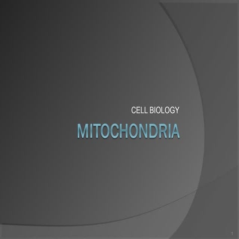 Mitochondria | PPT