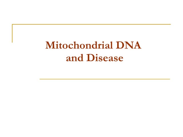 Mitochondrial Neurogastrointestinal Encephalomyopathy (MNGIE).pptx
