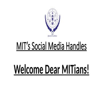 MIT Official Social Media Accounts0000000000000000000000000000000.pptx