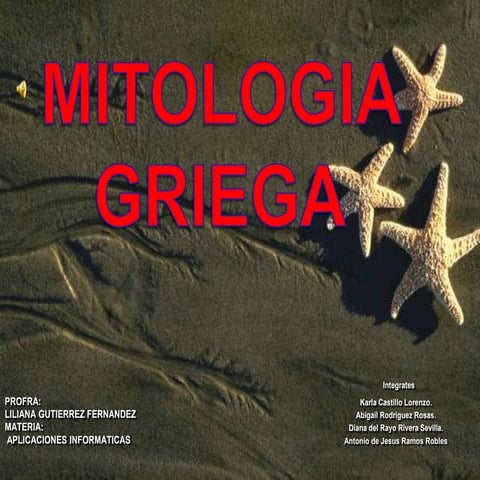 Mitologia griega | PPTX