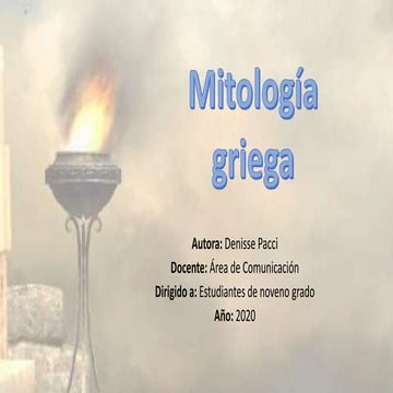 Mitologia griega | PPTX