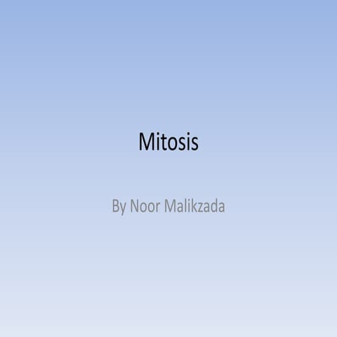 Mitosis Flipbook | PPT