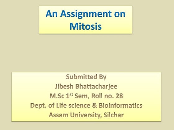 Mitosis and meiosis | PPT