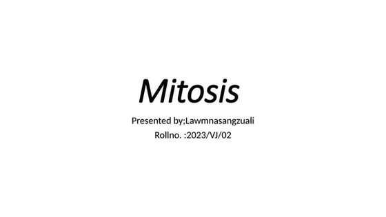 Mitosis Pptx