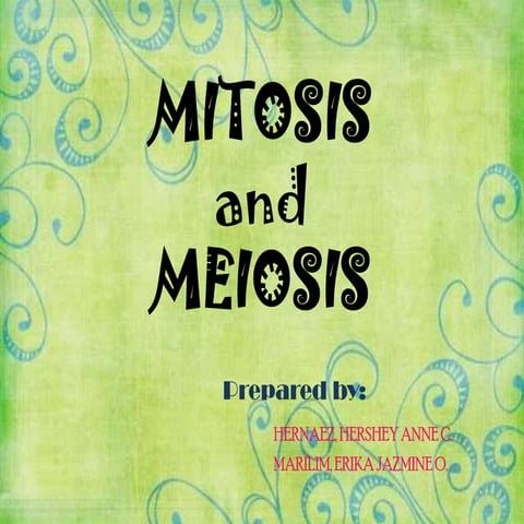 MITOSIS: LIFE SCIENCES FOR GRADE 10`S | PPTX