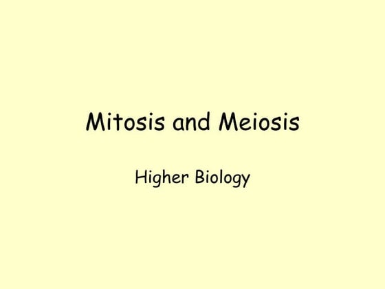 Mitosis and Meiosis for Grade 7 Science 7 | PPT