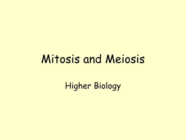Mitosis and Meiosis for Grade 7 Science 7 | PPT