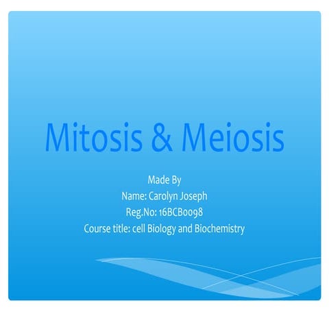 Mitosis& meiosis | PPT