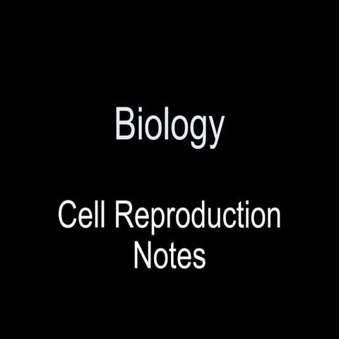 Mitosis notes (cell cycle) for blog | PPT