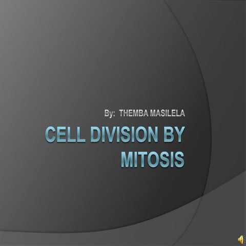 Mitosis presentation final | PPT