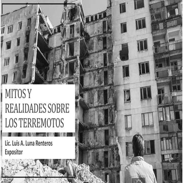Mitos y realidades sobre los terremotos | PPTX