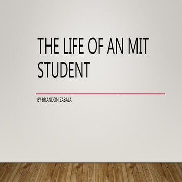 Mit presentation | PPTX