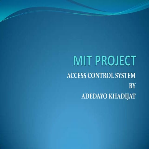 Mit project | PPTX