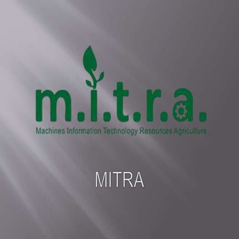 Mitra Agriculture Sprayers | PPTX