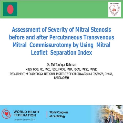 Mitral leaflet separation index | PPSX