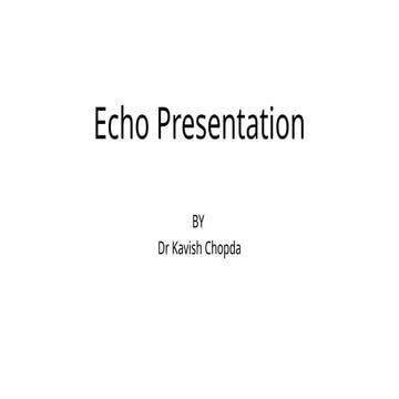 Mitral Stenosis 2d echo stepwise approach | PPTX