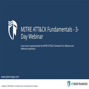 MITRE ATT&CK Fundamentals Webinar - Day 3.pptx