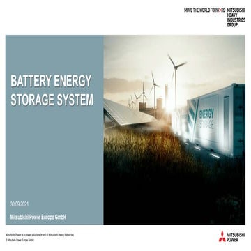 Battery Energy Storage Systems | PPTX