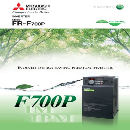 Mitsubishi inverter freqrol-f700 p series | PDF