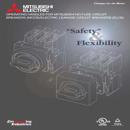 Mitsubishi low voltage mccb and elcb operating handles dienhathe.org