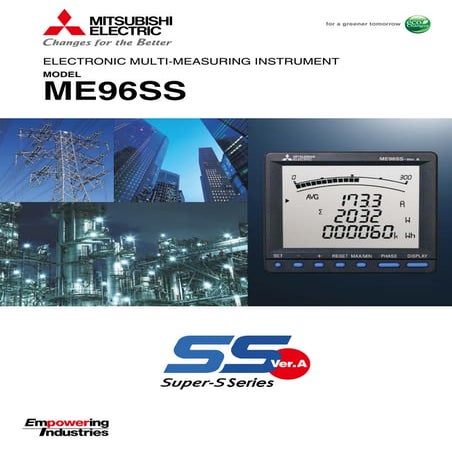 Mitsubishi power management meters electronic multi measuring ...