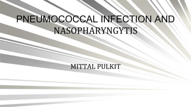 Nasopharyngitis | PPTX