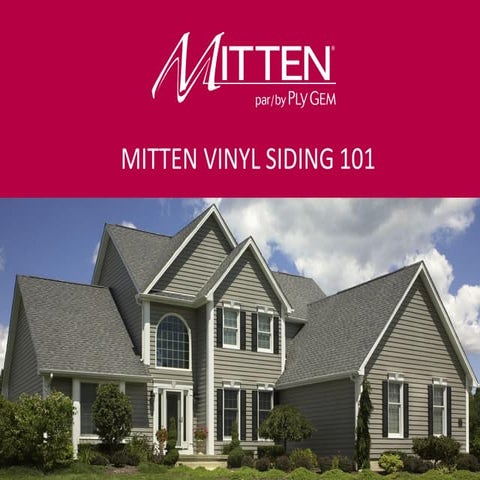 Mitten Vinyl Siding 101 | PDF