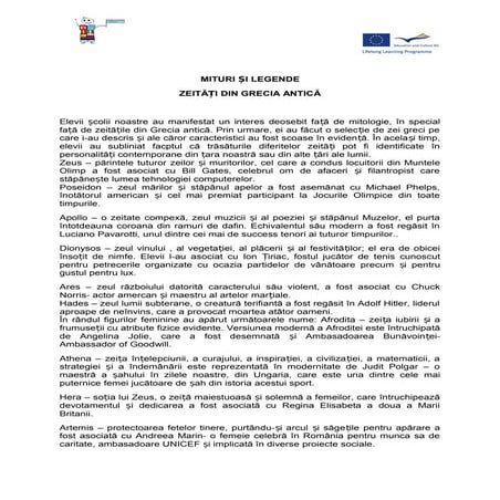 Mituri și legende | PDF