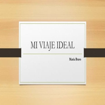 Mi viaje ideal Paris, Londrés y Dublín | PPTX