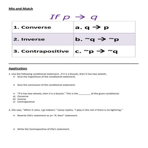 Mix and match geometry | DOCX