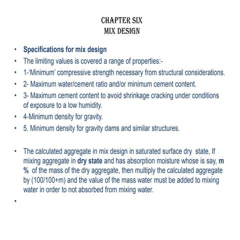 mix design m30 | PDF