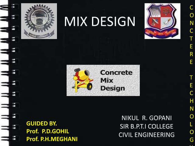 mix design m30 | PDF