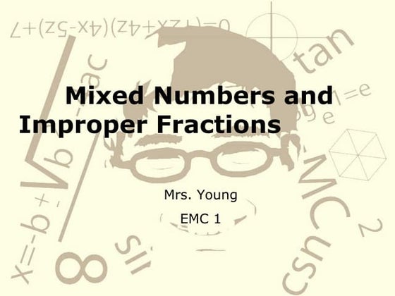 Improper fractions | PPT
