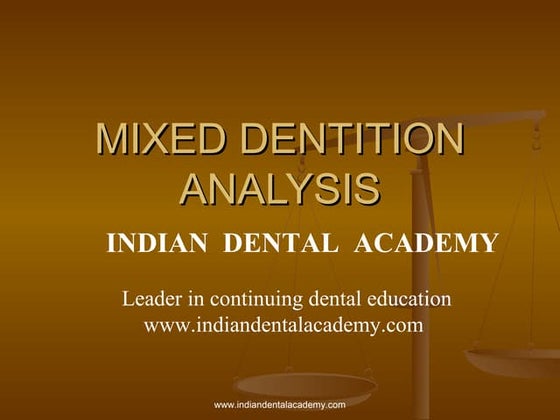 Bolton analysis and mixed dentition analysis | PPTX