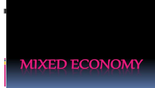 Mixed economy