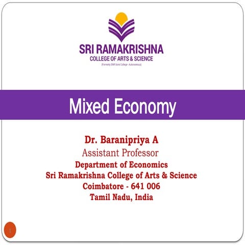 Mixed Economy Power Point Presentation.. | PPT