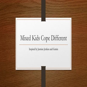 SCED 5361_Thematic Unit Culture, Identity, and Bi-racial Relationships ...