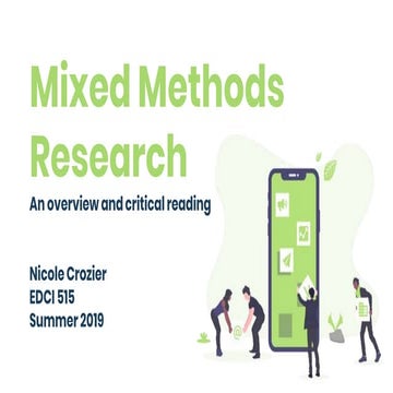 Mixed Methods Research: A Critical Reading | PPTX