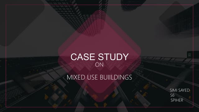 High rise building case study | PDF