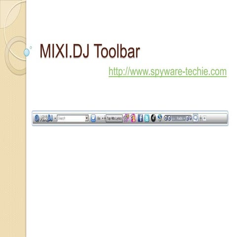 MIXI.DJ Toolbar | PPTX