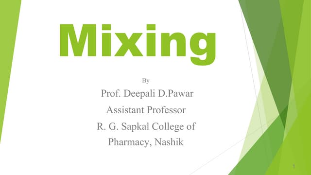Mixing | PPT