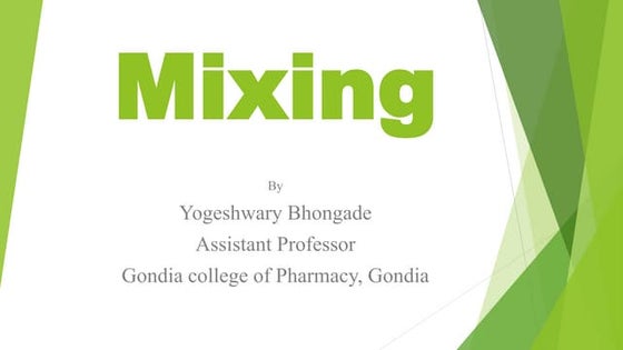 Mixing | PPT