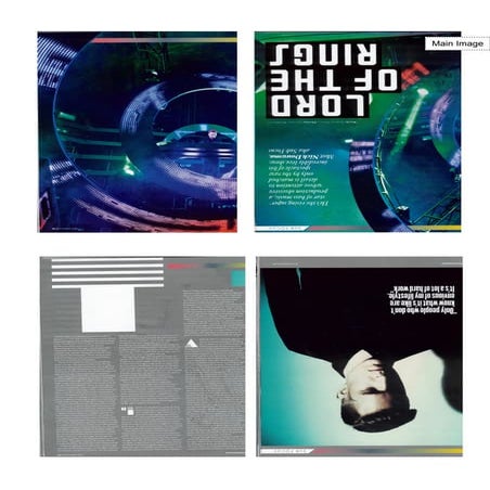 5 magazine double page spreads | PPTX